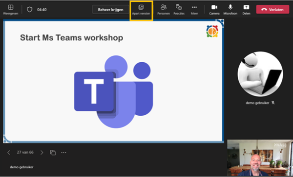 Mogelijkheden voor presentaties en scherm delen in MS Teams - AVK ... Mogelijkheden voor presentaties en scherm delen in MS Teams - AVK ...